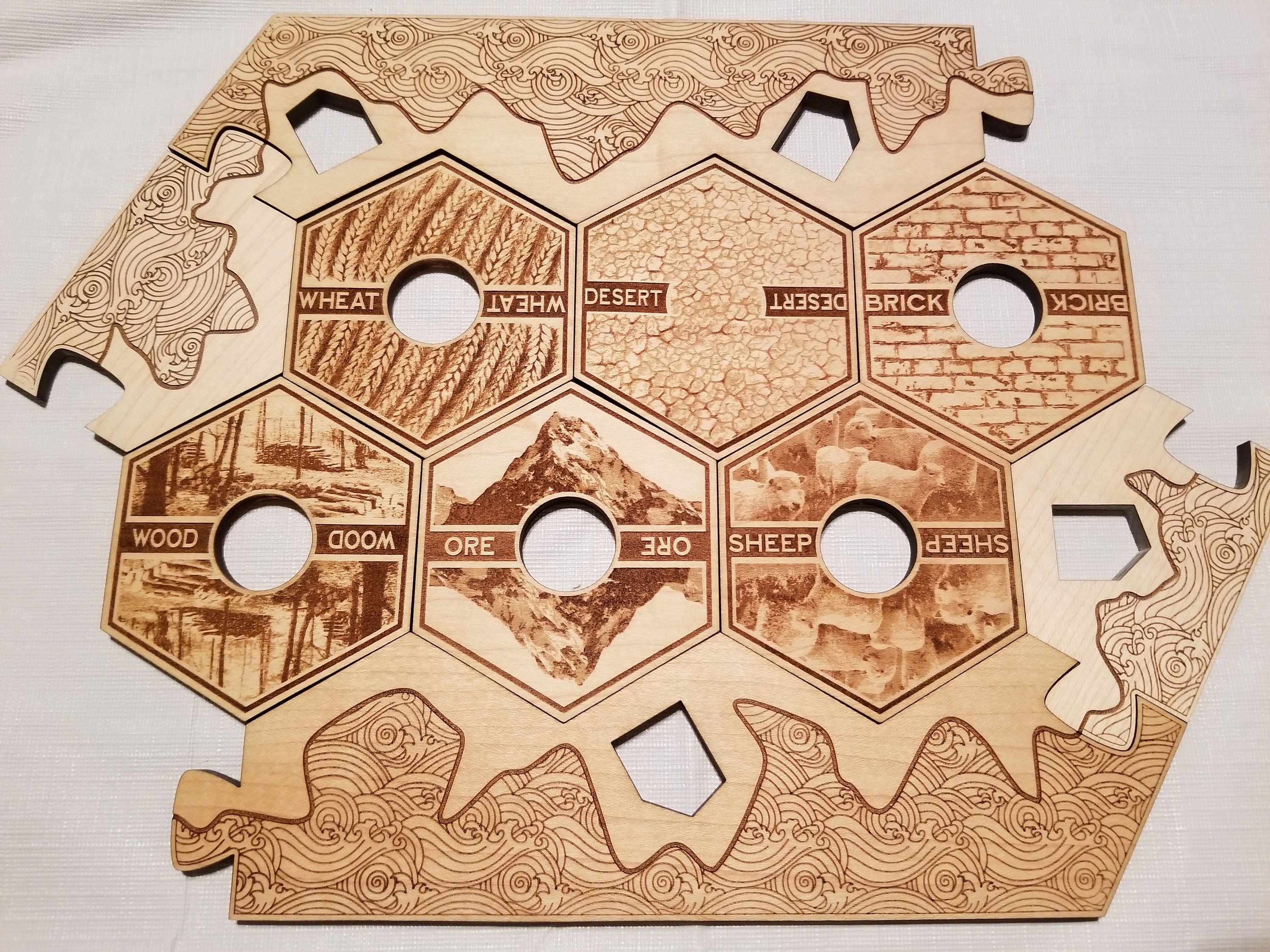 Catan-inspired 2-6 Player Base Expansion Game Board Organizer for ...