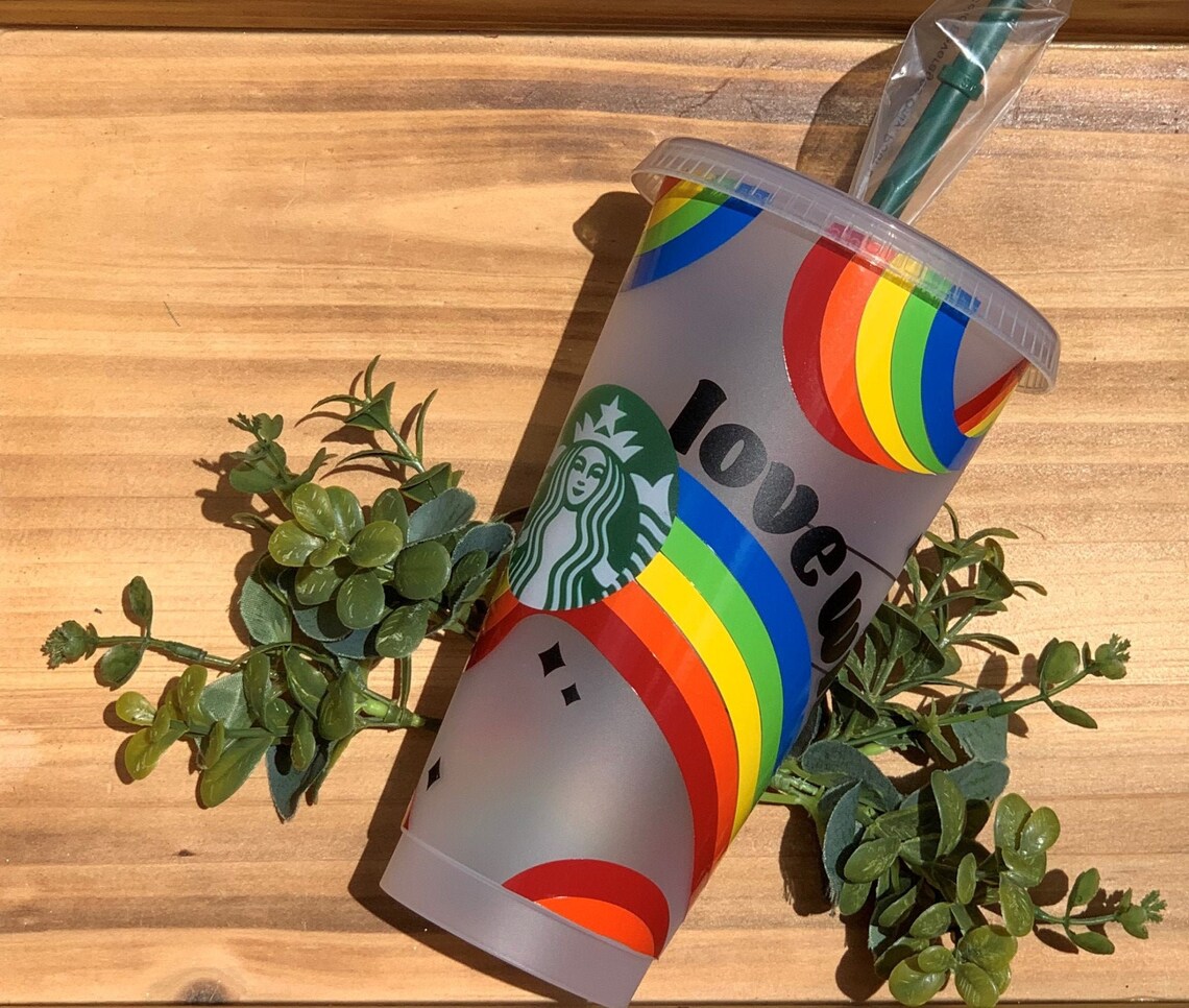 Love Wins Cold Cup Pride Cup LGBTQ Equality Cup Rainbow Cup Love is ...