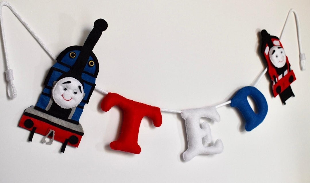 Thomas the Tank Engine Felt Banner Thomas the Tank Engine Nursery ...