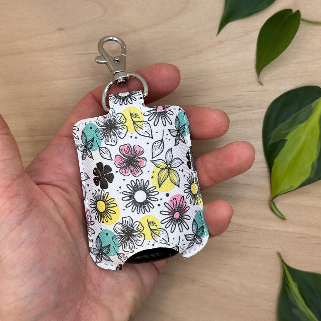 1oz Rainbows_hand Sanitizer Holder - Faux Leader Holder - Marine Vinyl ...