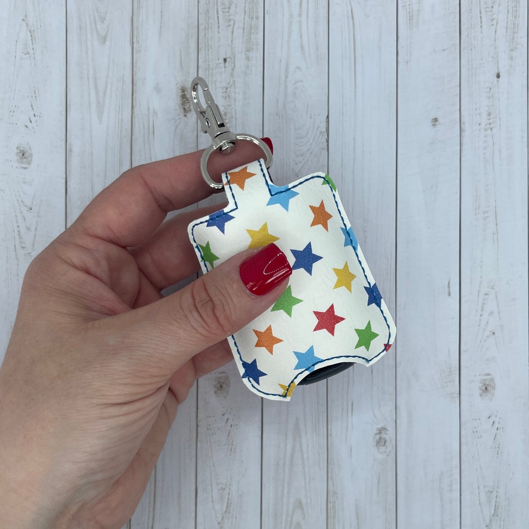 1oz Color Stars_hand Sanitizer Holder Faux Leader Holder Marine Vinyl ...