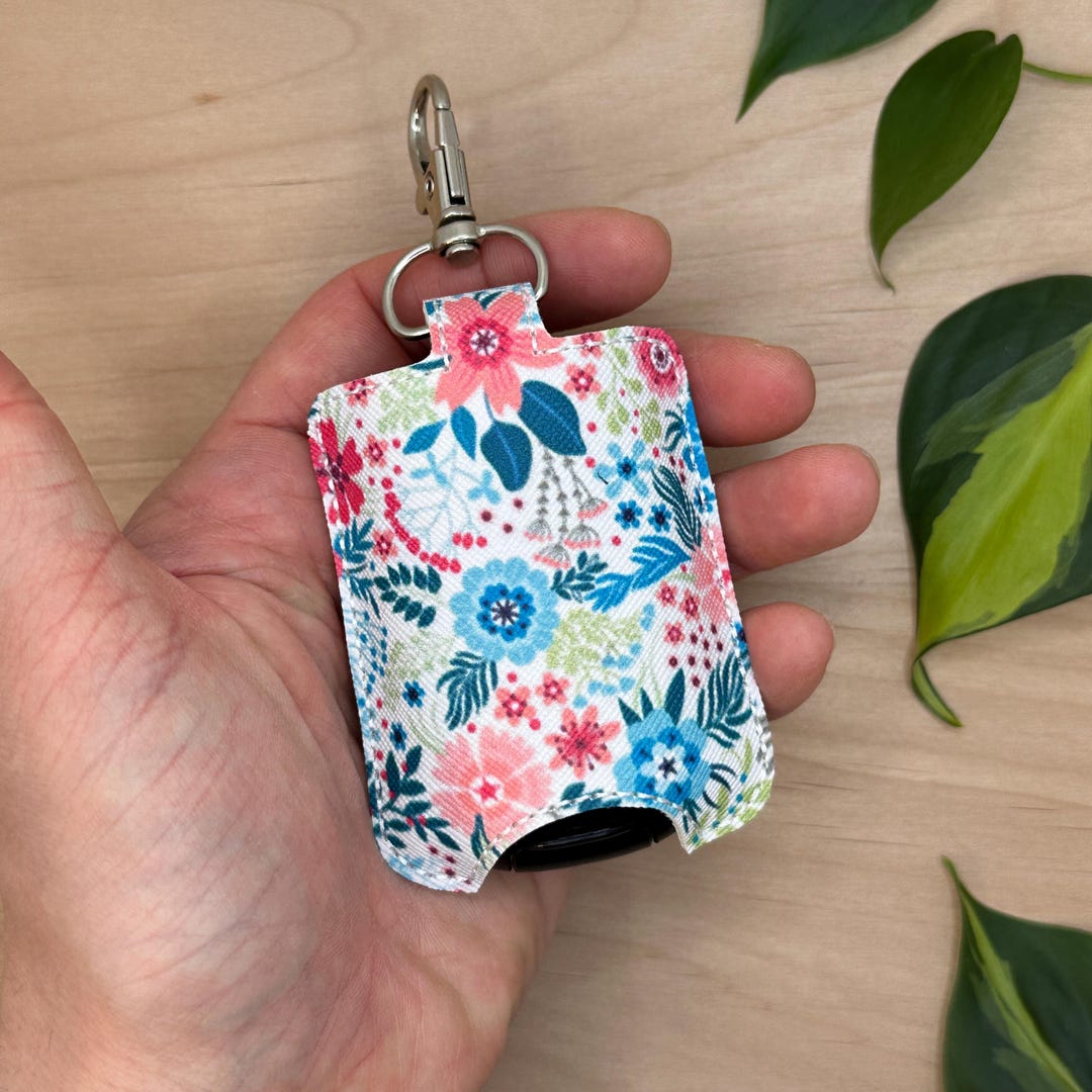 1oz Rainbows_hand Sanitizer Holder - Faux Leader Holder - Marine Vinyl ...