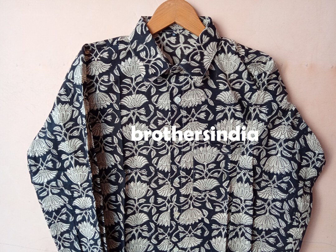 Hand Block Print Cotton Shirt Soft and Comfortable Cotton - Etsy