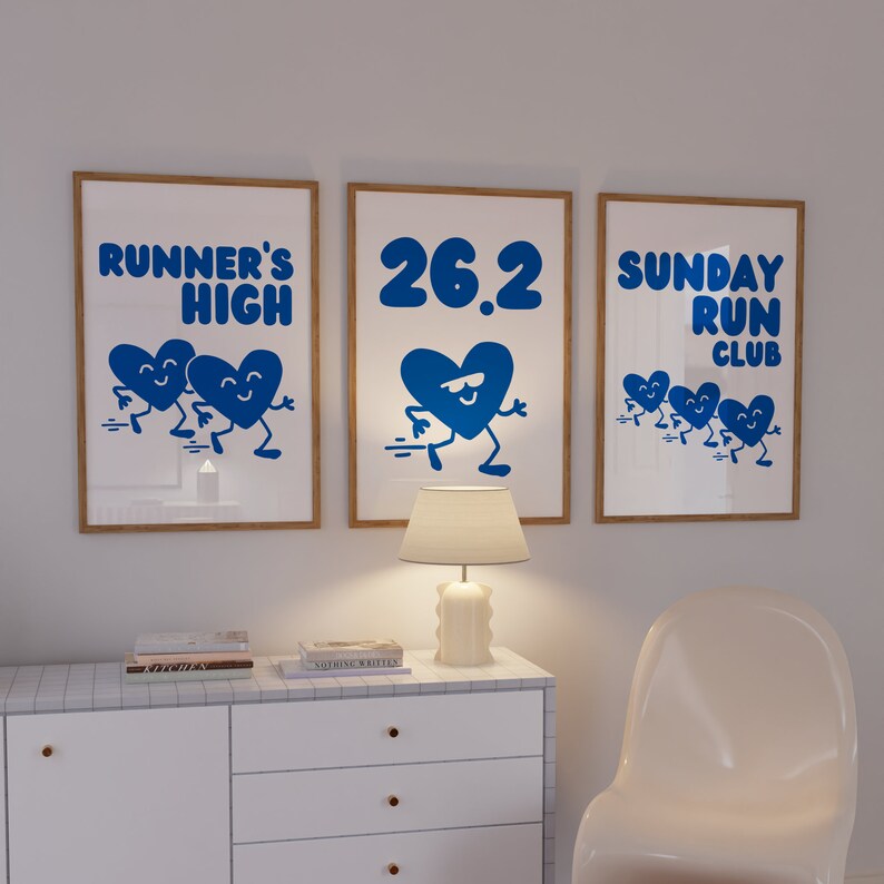 26.2 Poster, Marathon Wall Art, Marathon Poster, Running Wall Art ...