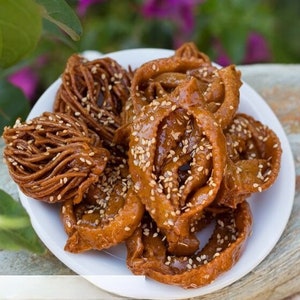 Fedex Shipping,shabakia Made of Almonds, Moroccan Chebakia Handmade ...