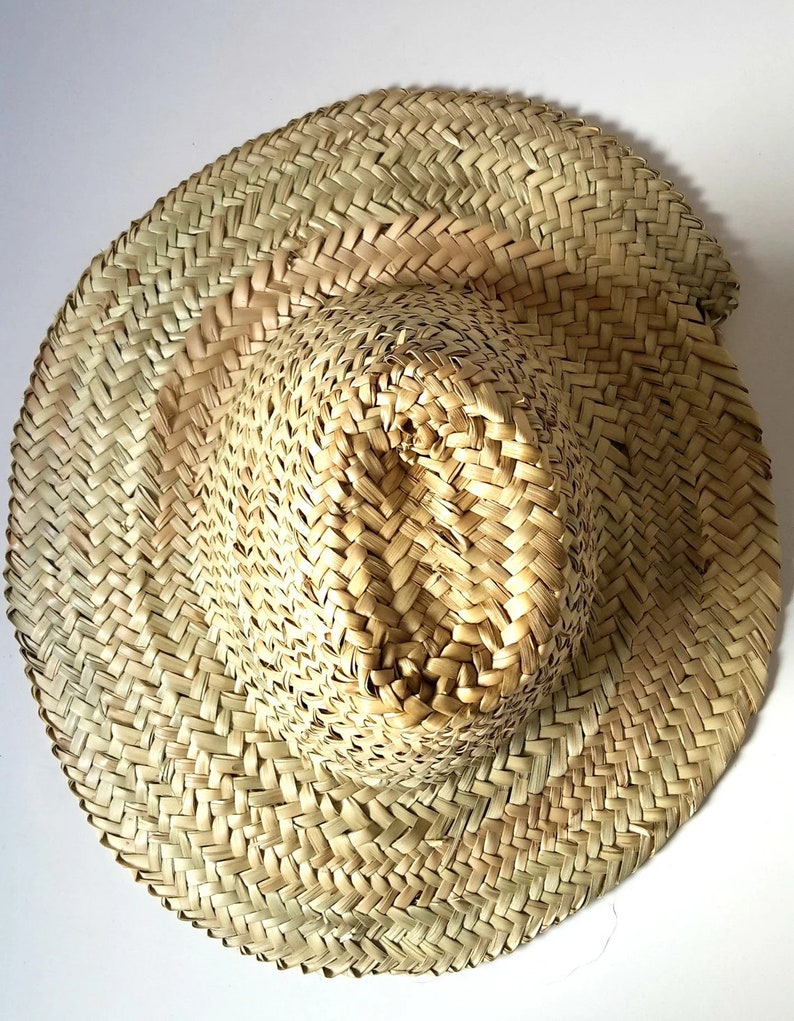 Moroccan Straw Hats , Palm Leaf Garden Hat, Wicker Basket,summer Hat ...
