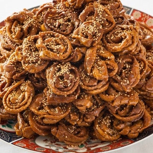 Fedex Shipping,shabakia Made of Almonds, Moroccan Chebakia Handmade ...