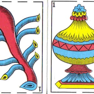 Rare Moroccan Casablanca BARAJA PLAYING , Spanish Card BERGAMASHE Game ...