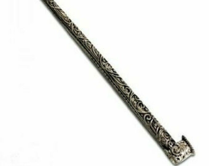 Rare Ancient Pipe MOROCCAN SEBSI Tobacco Engraved Color Silver Casting ...