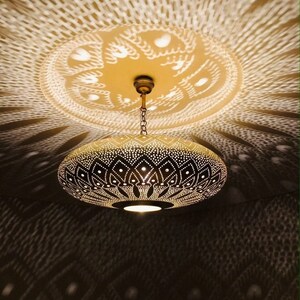 Moroccan Brass Ceiling Lamp, Moroccan Ceiling Lamp, Moroccan Lamp ...