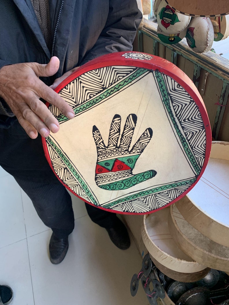 The Bendir is a Traditional Frame Drum North Africa Moroccan ...