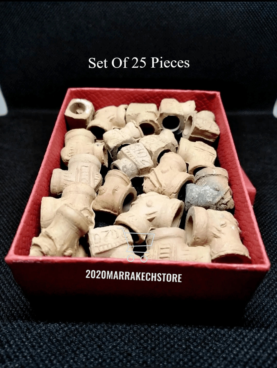 Promotion Sef of 20-100 Moroccan Pipe Sebsi Traditional Skuffs Clays ...