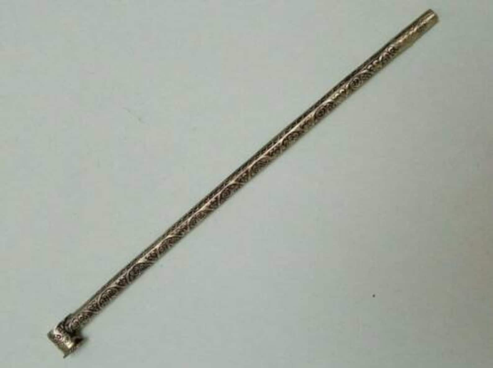Rare Ancient Pipe MOROCCAN SEBSI Tobacco Engraved Color Silver Casting ...
