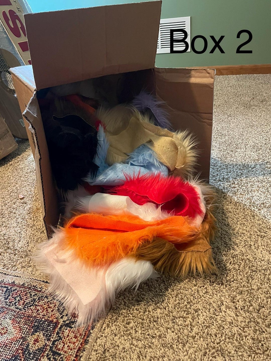 Faux Fur Scrap Box - Etsy