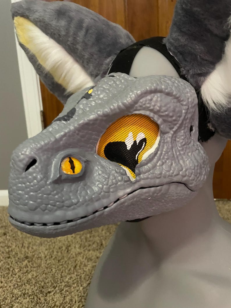 Modified Dinomask With Ears - Etsy