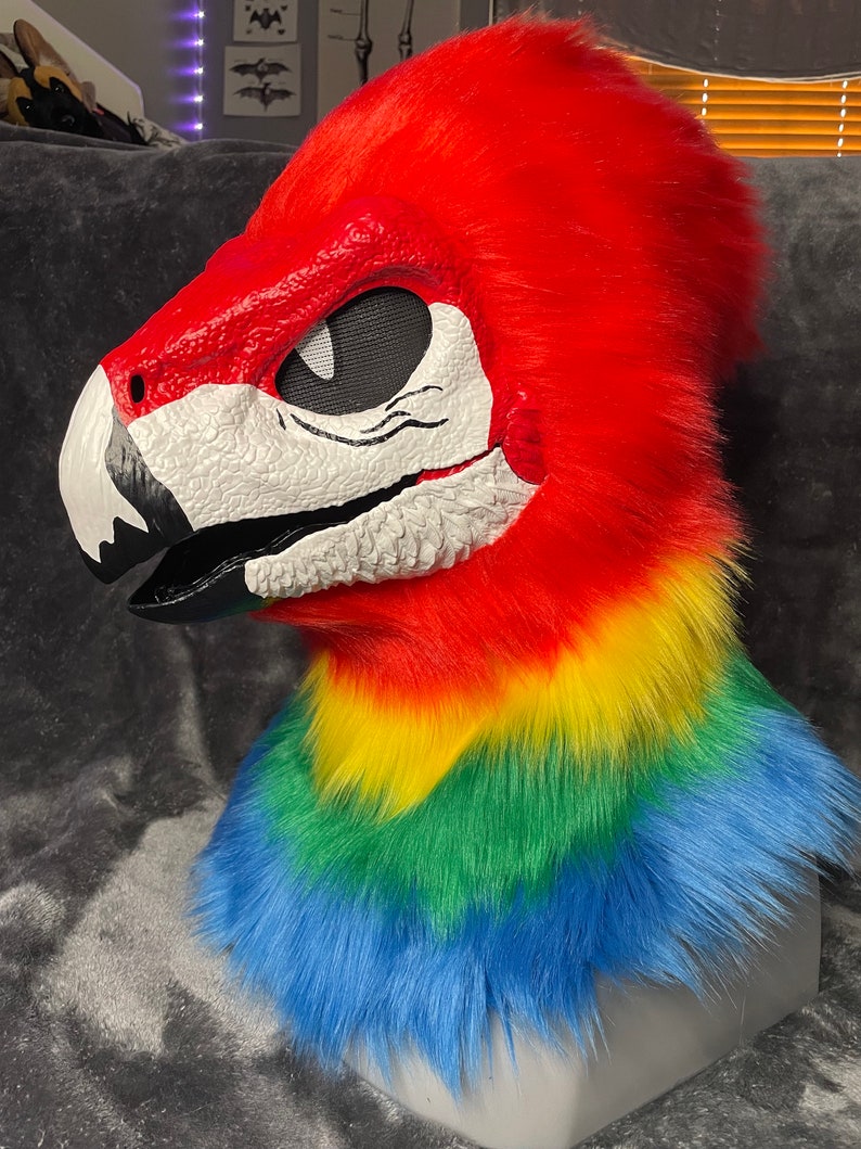 Bird Dinomask and Tail Premade - Etsy