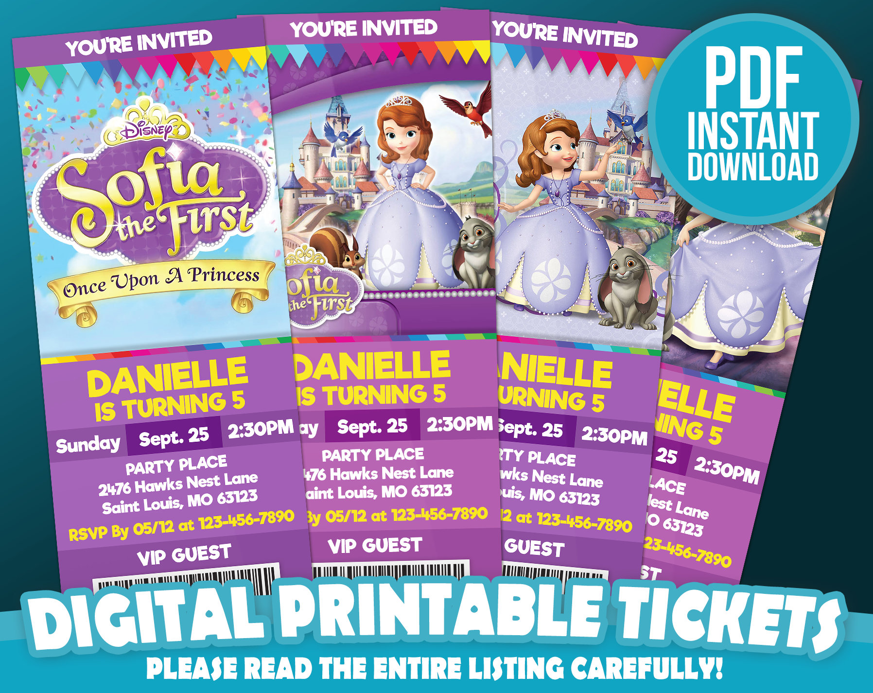 Sofia The First Once Upon A Princess Poster