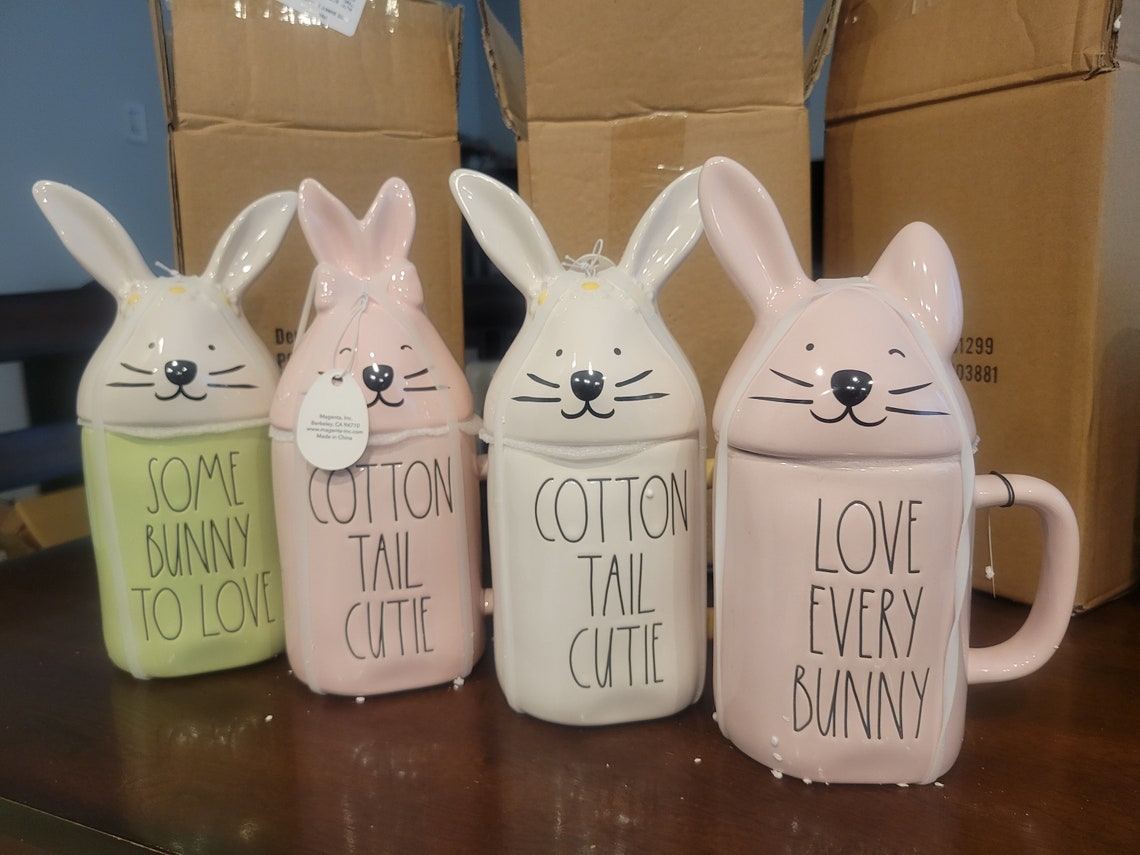 Rae Dunn Farm House Easter Mugs Bunny Buns Mug Bunny - Etsy