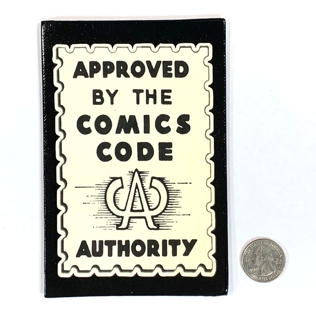 4 X 6 Flat Canvas Comics Code Authority Logo - Etsy