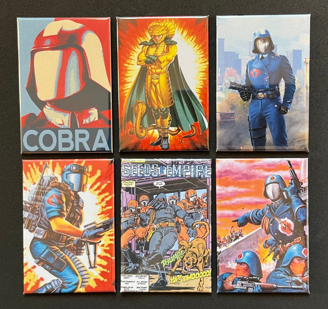 GI Joe Cobra Serpentor Refrigerator Magnets - Etsy
