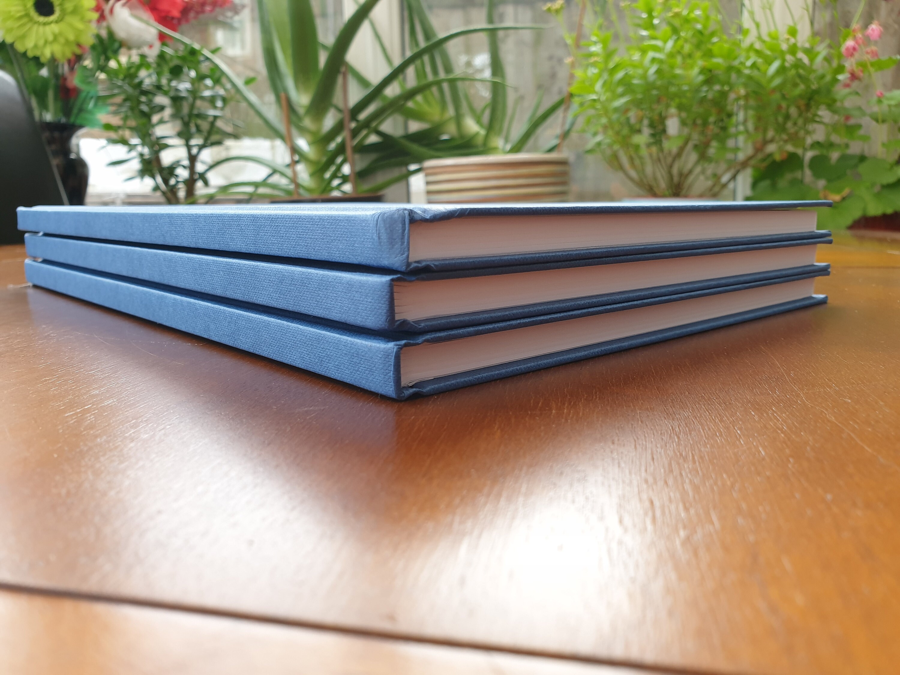 3x A4 Notebooks Handmade 192 Pages 80gsm Journal Casebound | Etsy