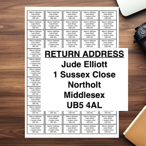Personalized Address Labels - Etsy UK