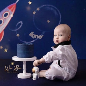 Outer Space, Rocket for an Astronaut. Digital Backdrop for Newborn ...