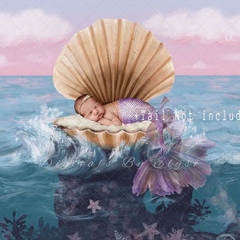 Mermaid Backdrop - Etsy
