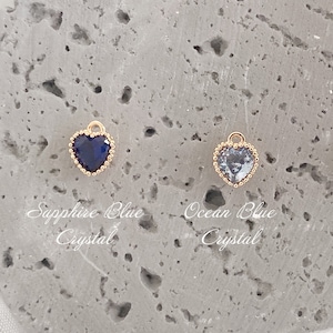 Something Blue Pin | 18K Gold Filled | Heart Crystal Bridal Luck ...