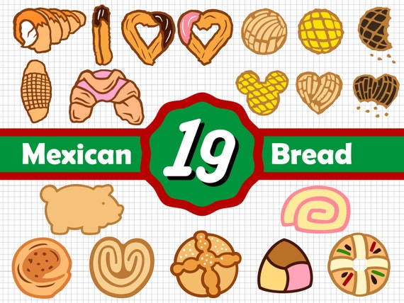 Mexican Sweet Bread Pan Dulce Concha SVG/PNG/DXF Cut File - Etsy