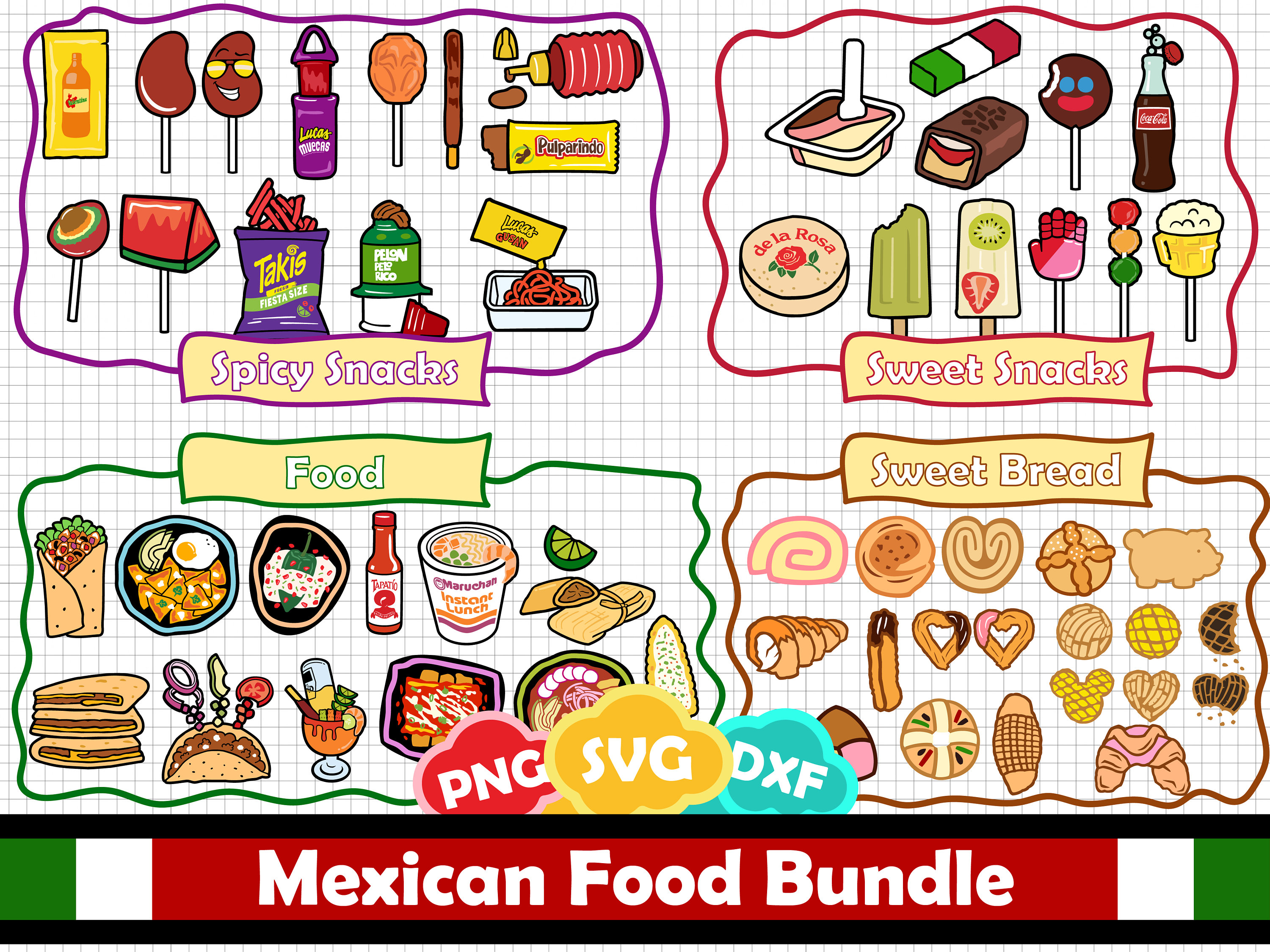 Mexican Food Pan Dulce Svg Mexican Spicy Snacks Mexican Etsy mexican-food-pan-dulce-svg-mexican-spicy-snacks-mexican-etsy