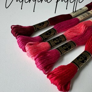 5 Palette DMC Brand Embroidery Cross Stitch Floss Set - Etsy
