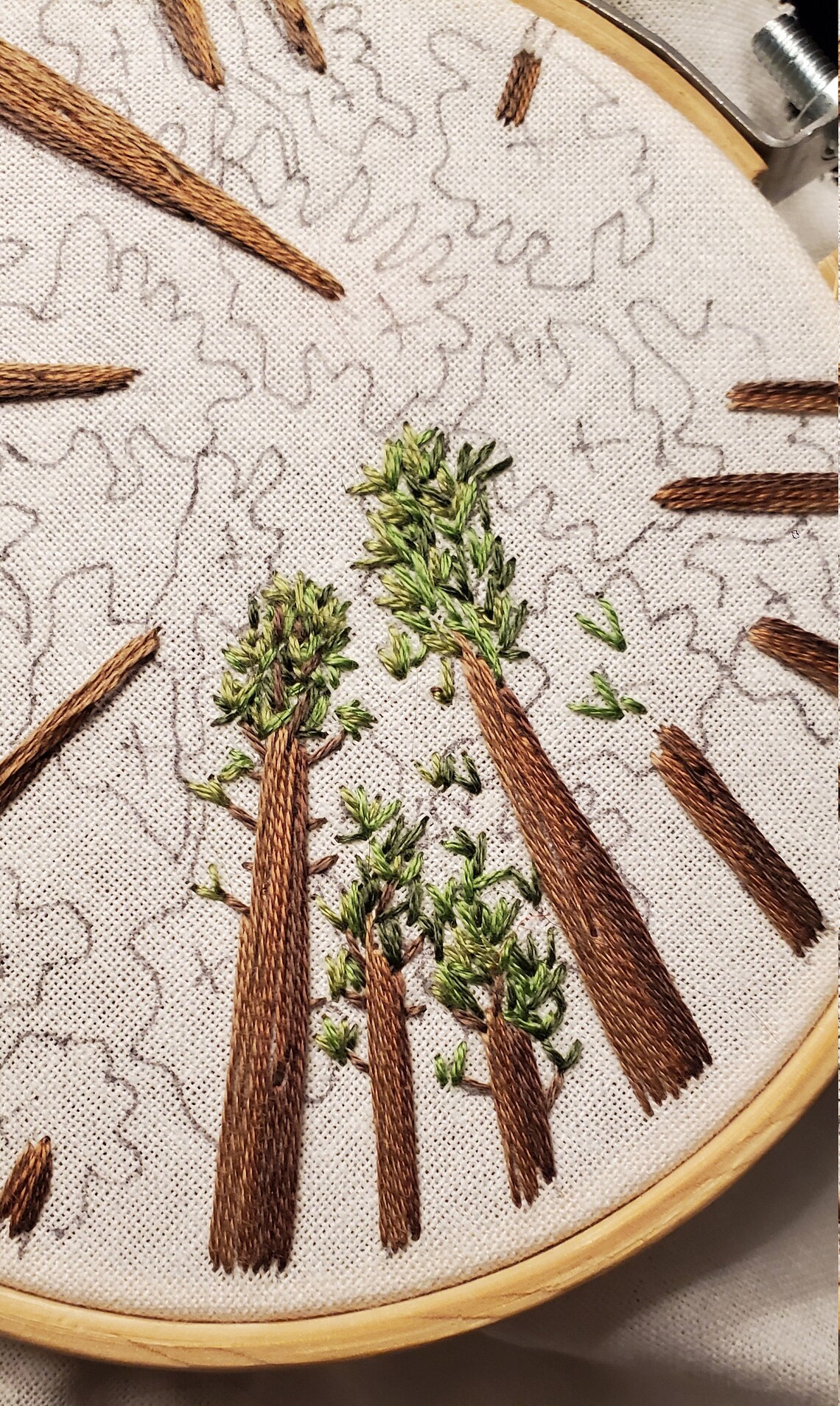 Forest Embroidery Digital Pattern PDF - Etsy