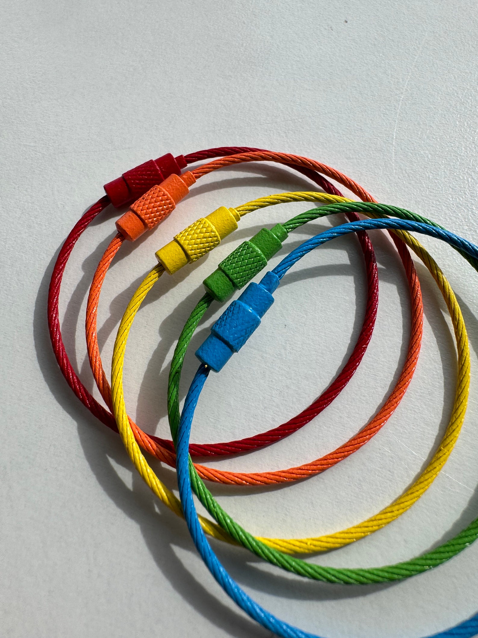 5 Metal Twist Lock Bobbin Floss Ring Set - Etsy
