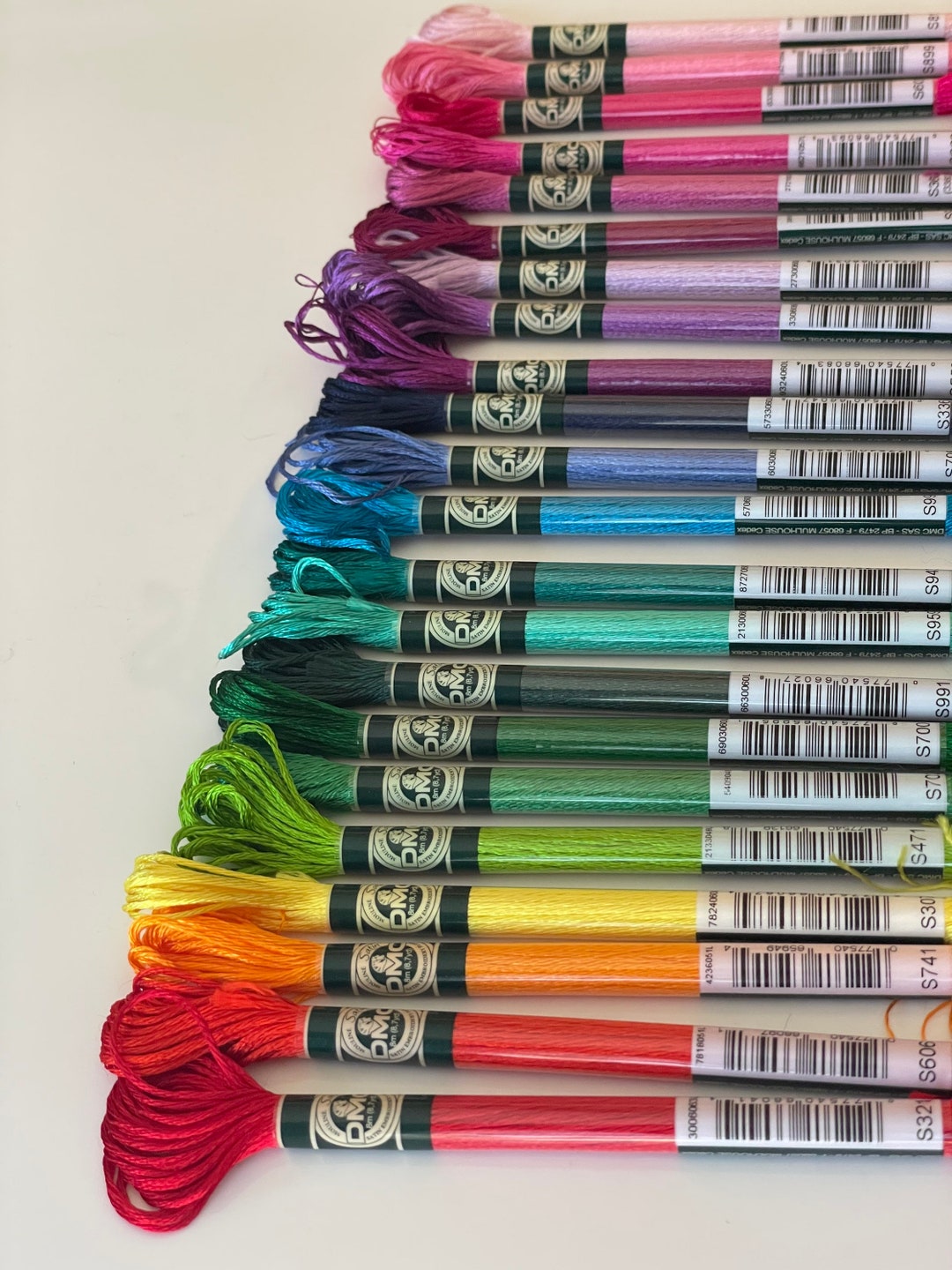 1 DMC Satin Embroidery Floss Skein - Select Specific Color - Etsy