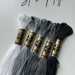 5 Palette DMC Brand Embroidery Cross Stitch Floss Set - Etsy