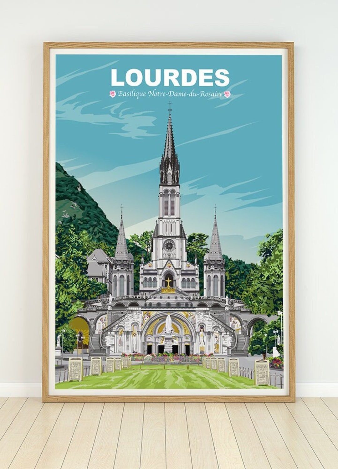 Lourdes Poster - Etsy