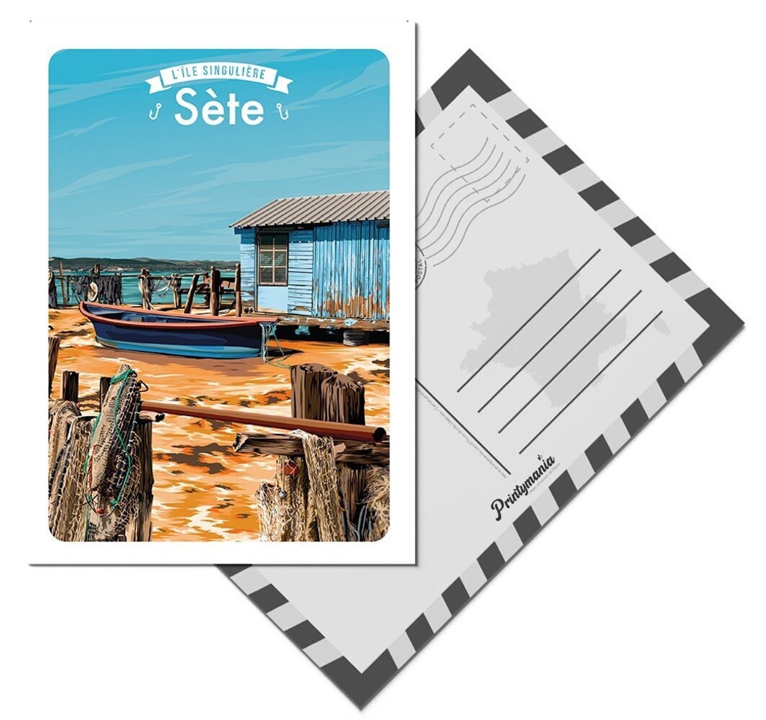 Postcard From Sète - the Cabins - Etsy