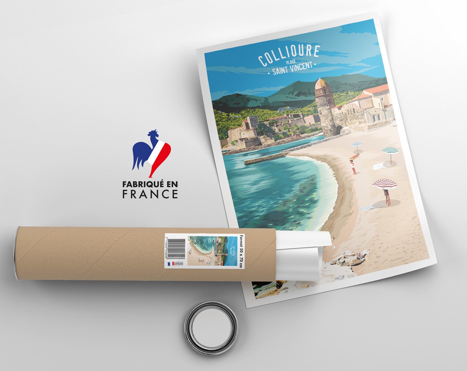 Affiche Côte Catalane de Collioure vendu par Leora Mishap | SKU 4335380 ...