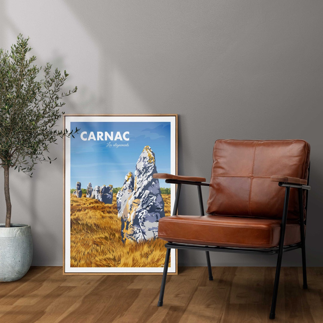 Carnac Poster - Etsy
