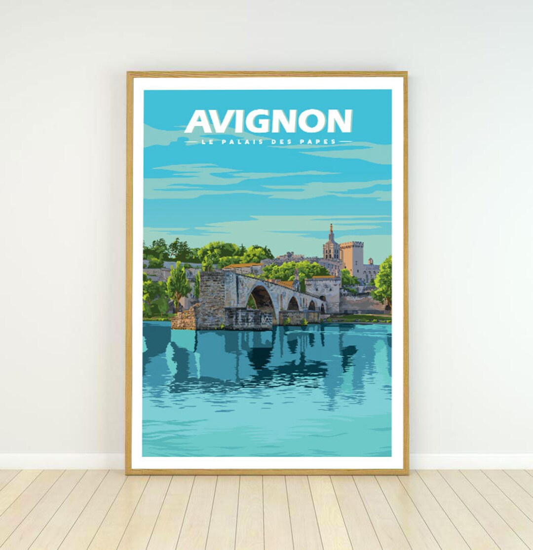 Avignon Poster - Etsy