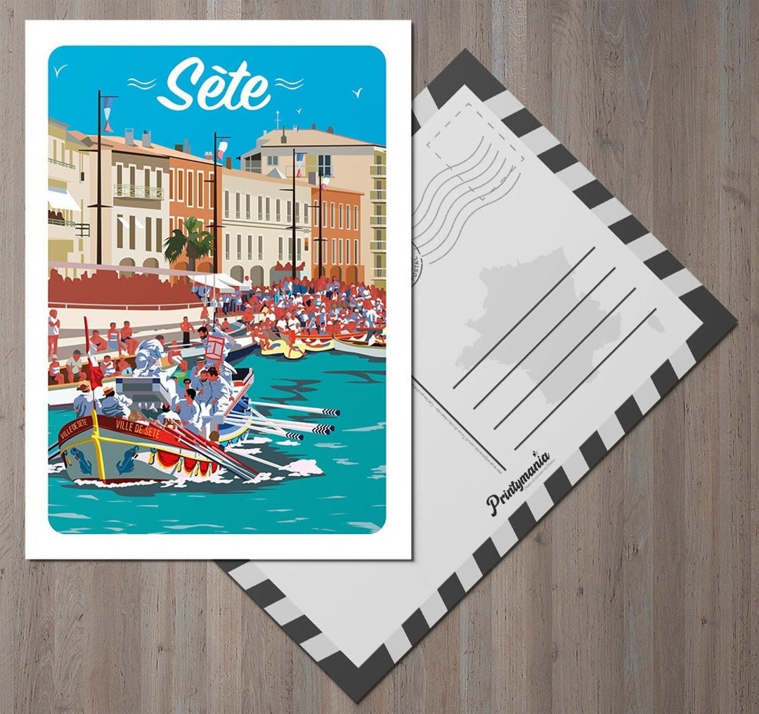 Postcard From Sète - the Jousts - Etsy