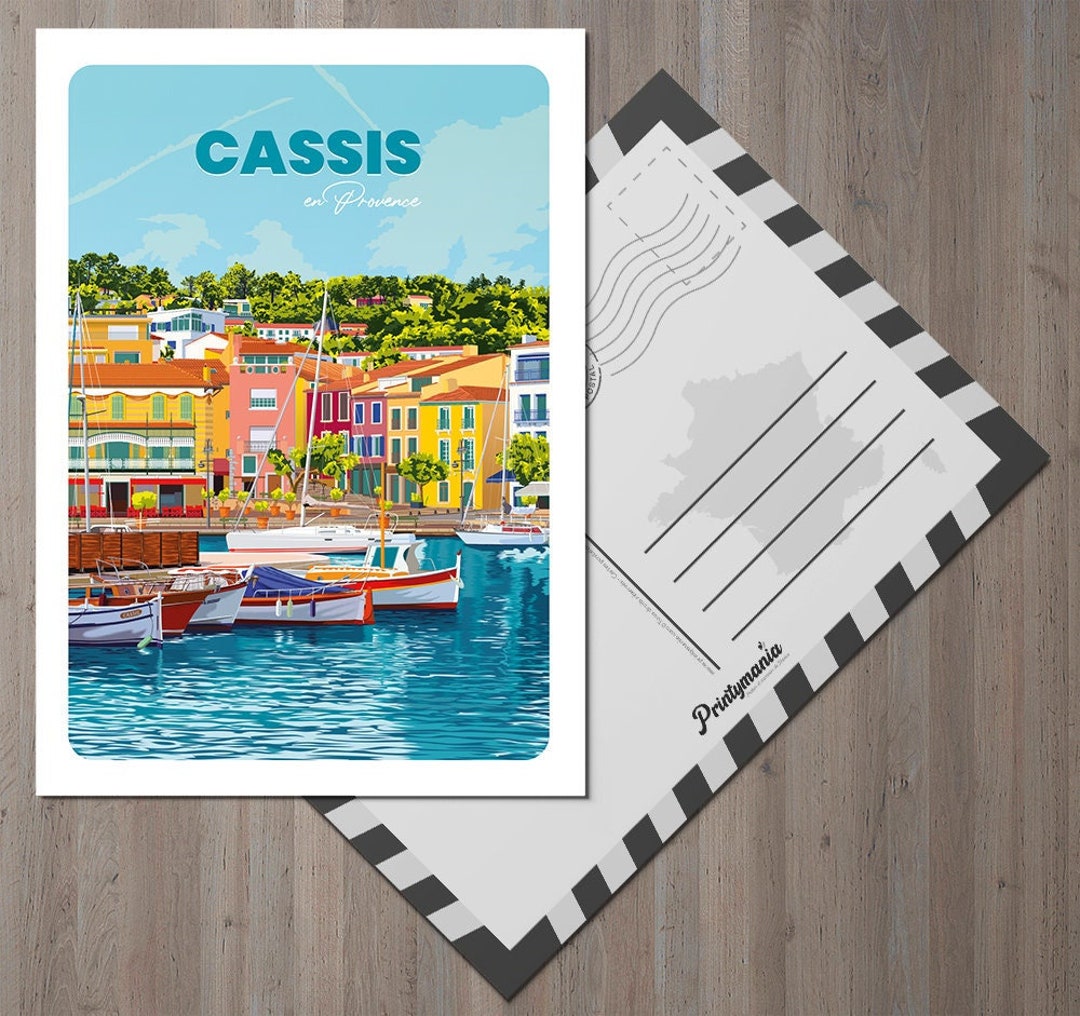 Postcard From Cassis in Provence - Etsy