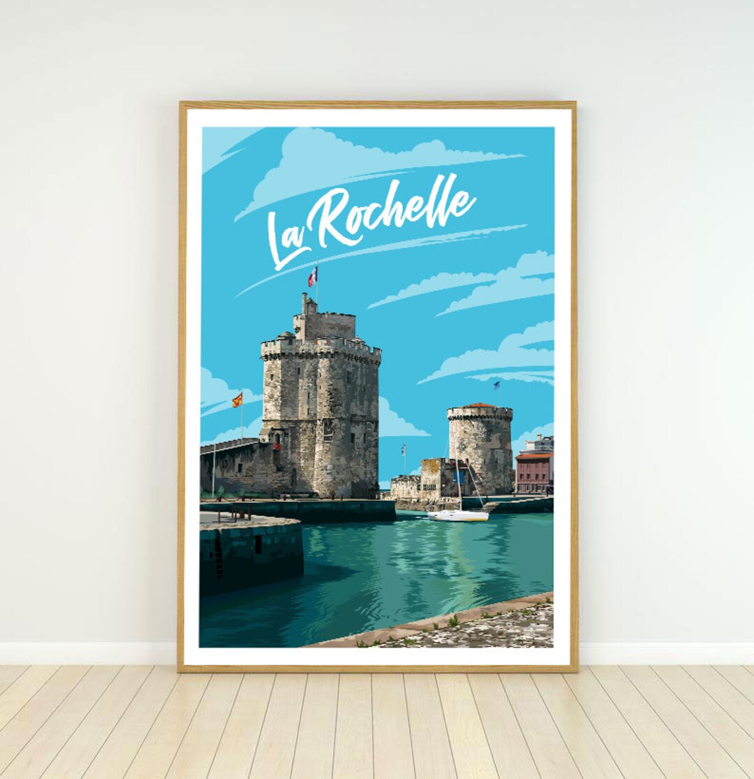 La Rochelle Poster - Etsy