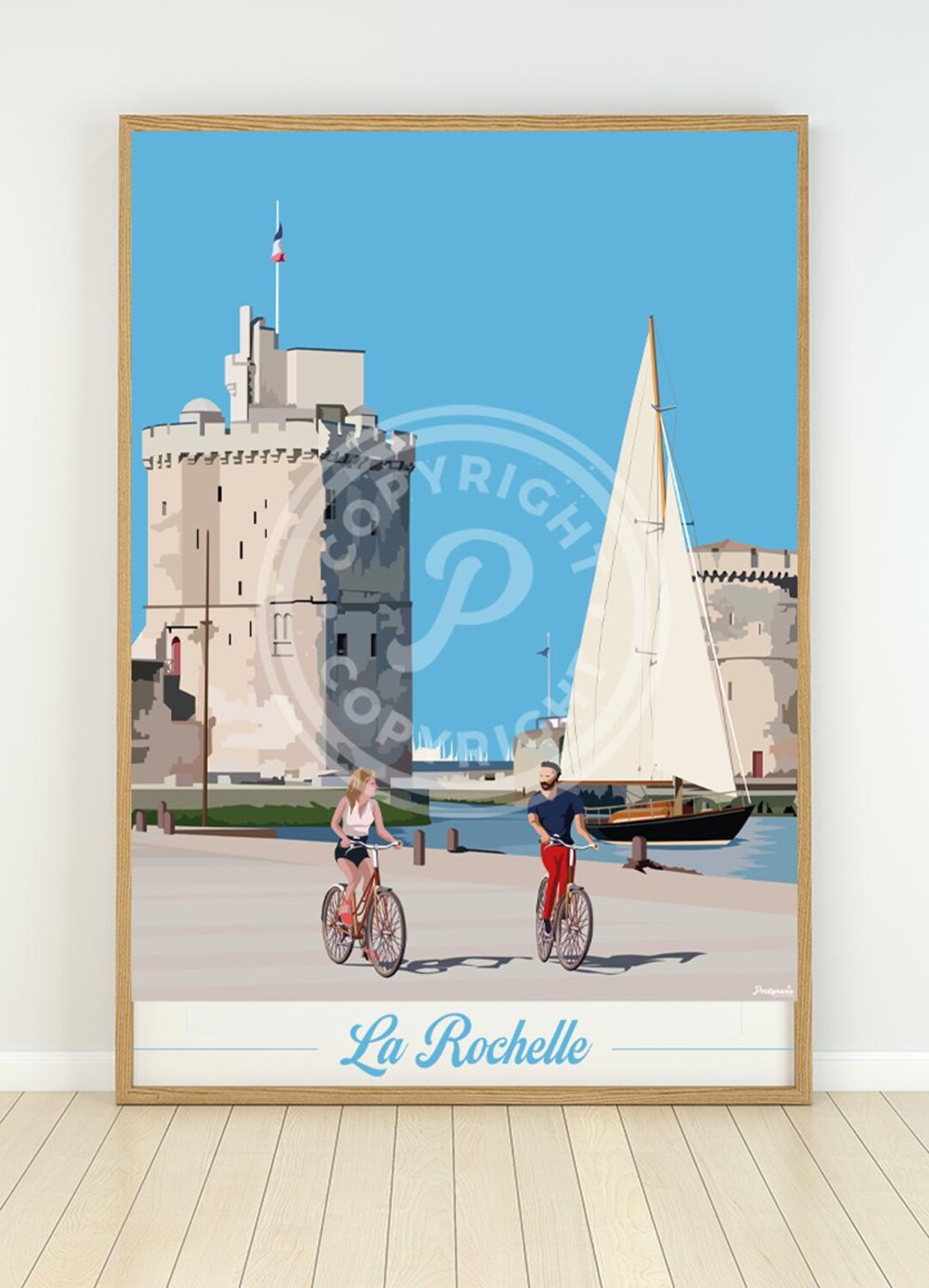 Poster of La Rochelle - Port - Etsy