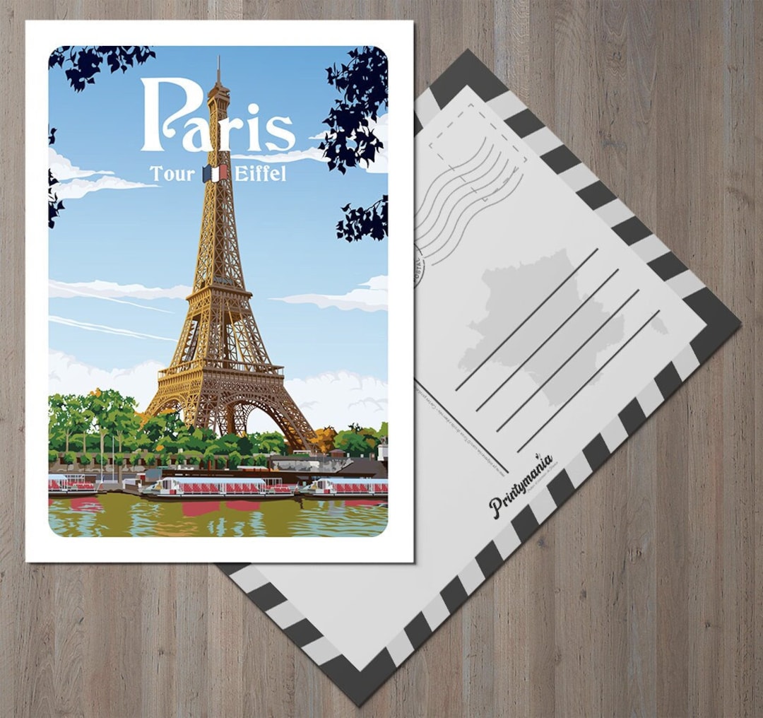 Postcard From Paris - Etsy