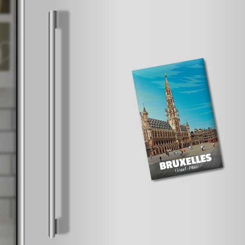 Brussels Belgium Magnet - Etsy