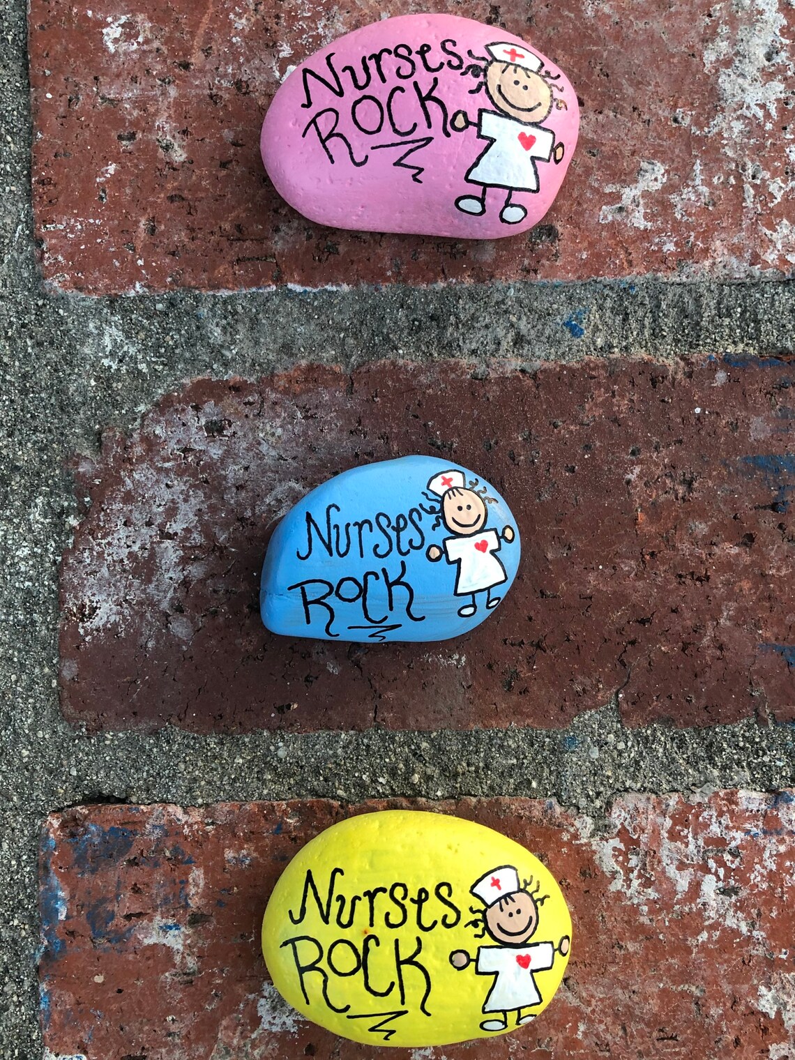 Painted Rocks Garden Decor Inspirational Rocks Kindness | Etsy