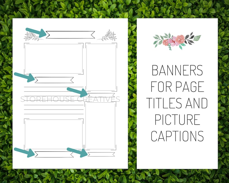 Printable Notebooking Pages | Etsy