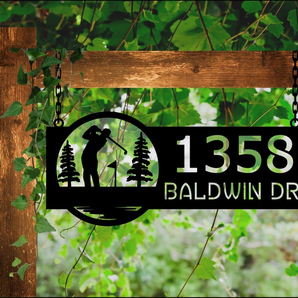 Metal Golf Yard Art - Etsy